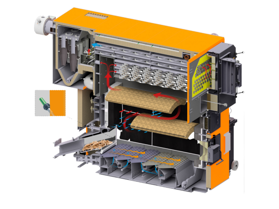Vorschubrostfeuerung UTSR visio - Schmid Energy